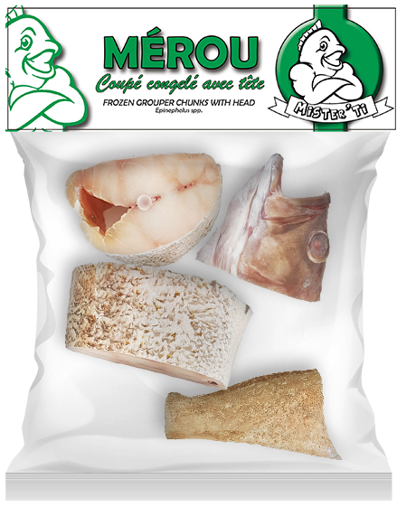 Darnes de Merou T1-2 grosses tranches 800 gr